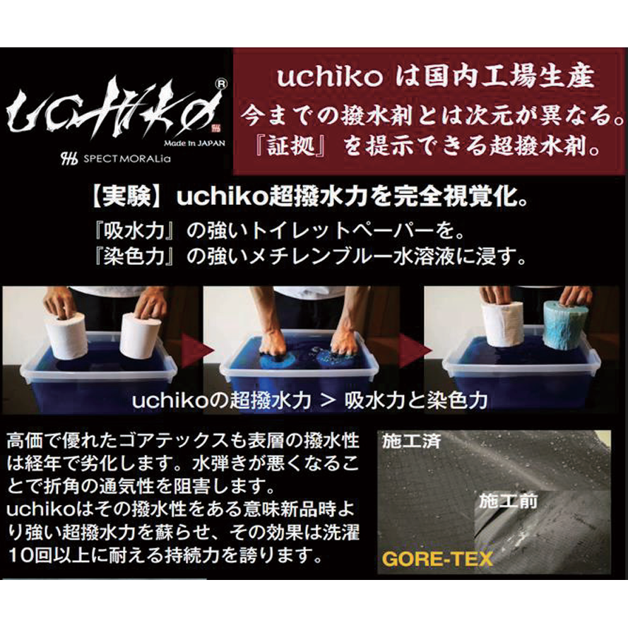 uchiko 蓮(HACHISU) Ultra Water Repellent Spray（uchiko 蓮 超撥水スプレー） – t-Route